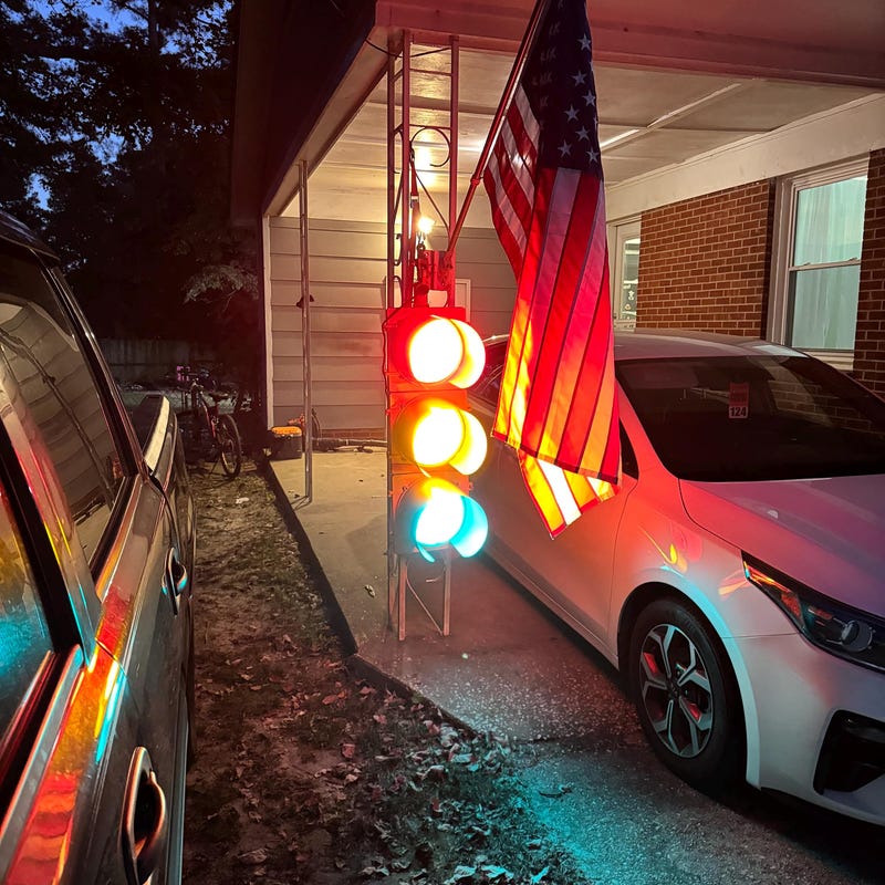 Traffic Light Vintage Lamp - Etsy