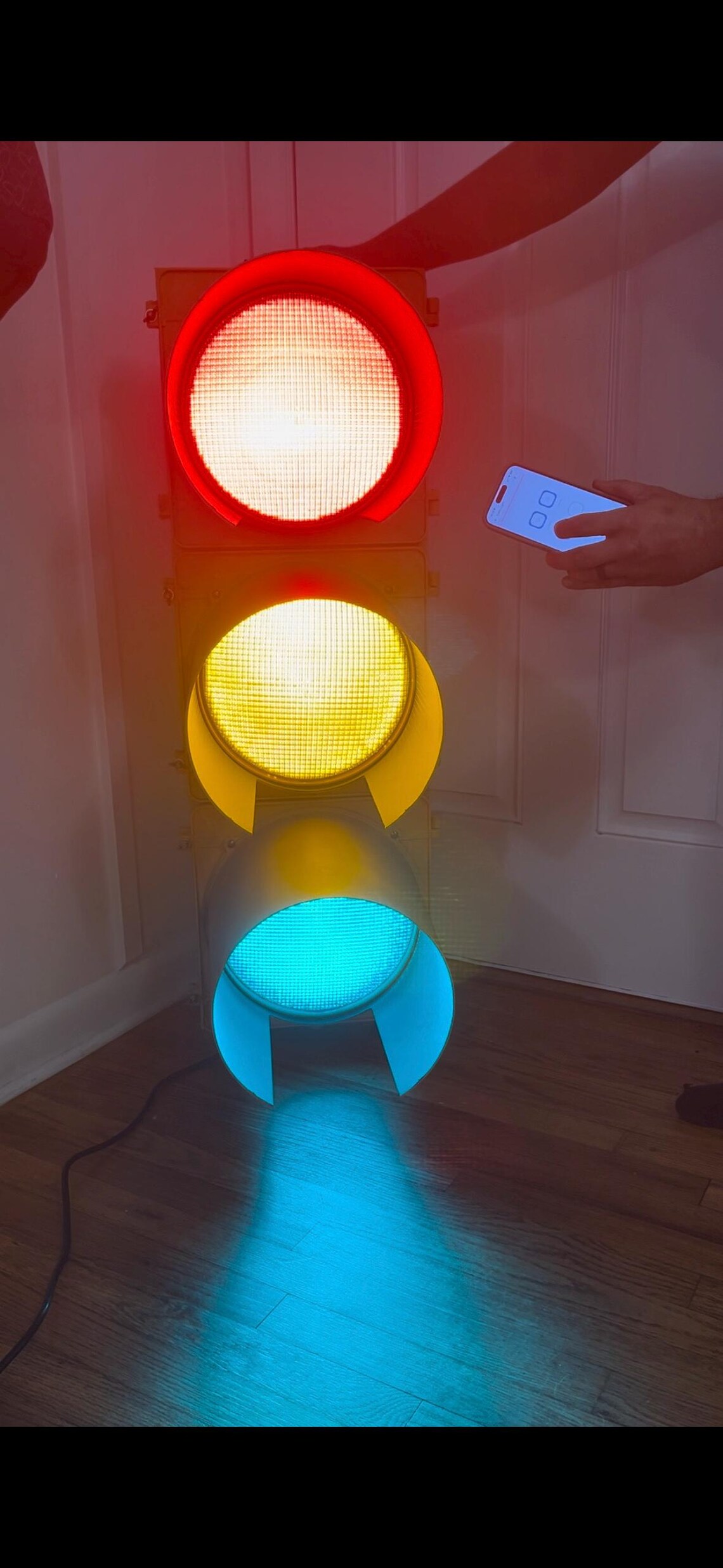 Traffic Light Lamp – Plug-in With Customization Options - Etsy