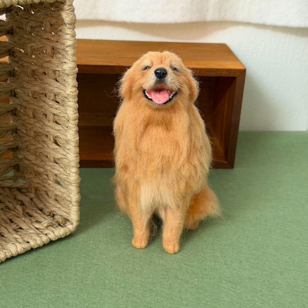 Felt Golden Retriever - Etsy