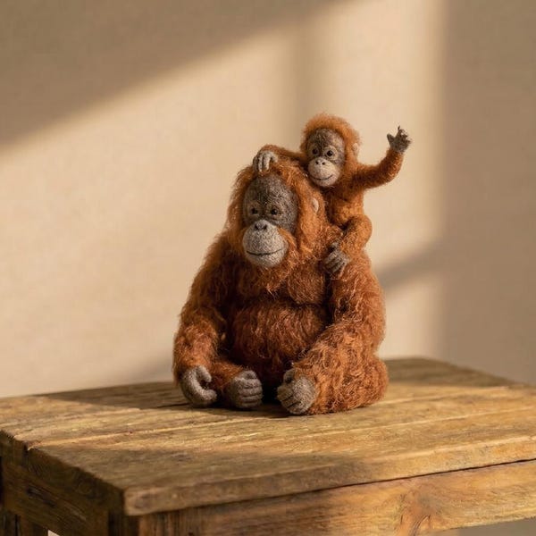 Orangutan Statue - Etsy UK