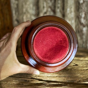 SPHERE & WOODEN STAND Large Gazing Crystal, Magic Scrying Orb ...