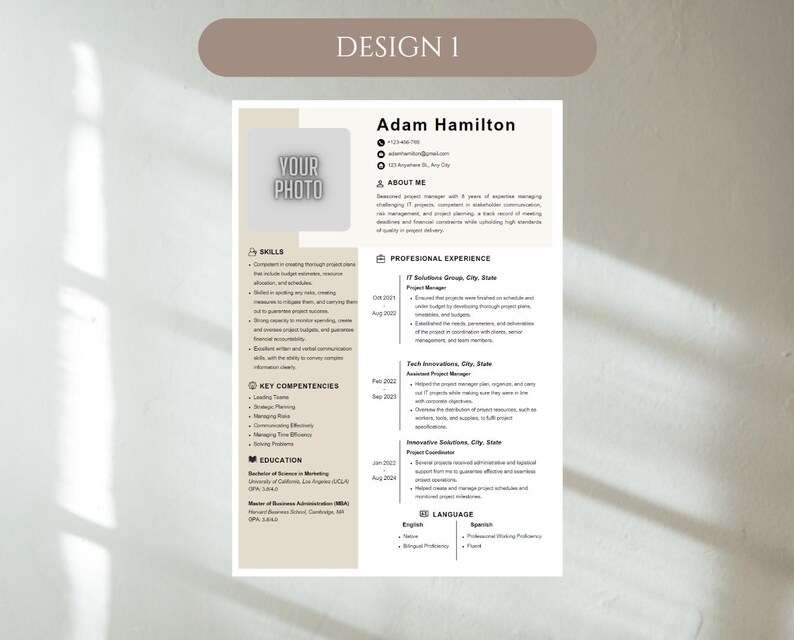 Colorful Resume Template | Editable in Canva | Modern & Vibrant Resume ...