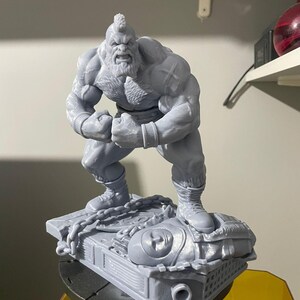 Street Fighter ZANGIEF 3d Model 15cm Reçine Baskı - Etsy