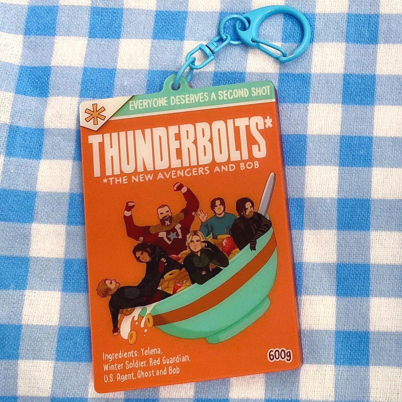 Thunderbolts Cereal Box Shaker Keychain - Etsy