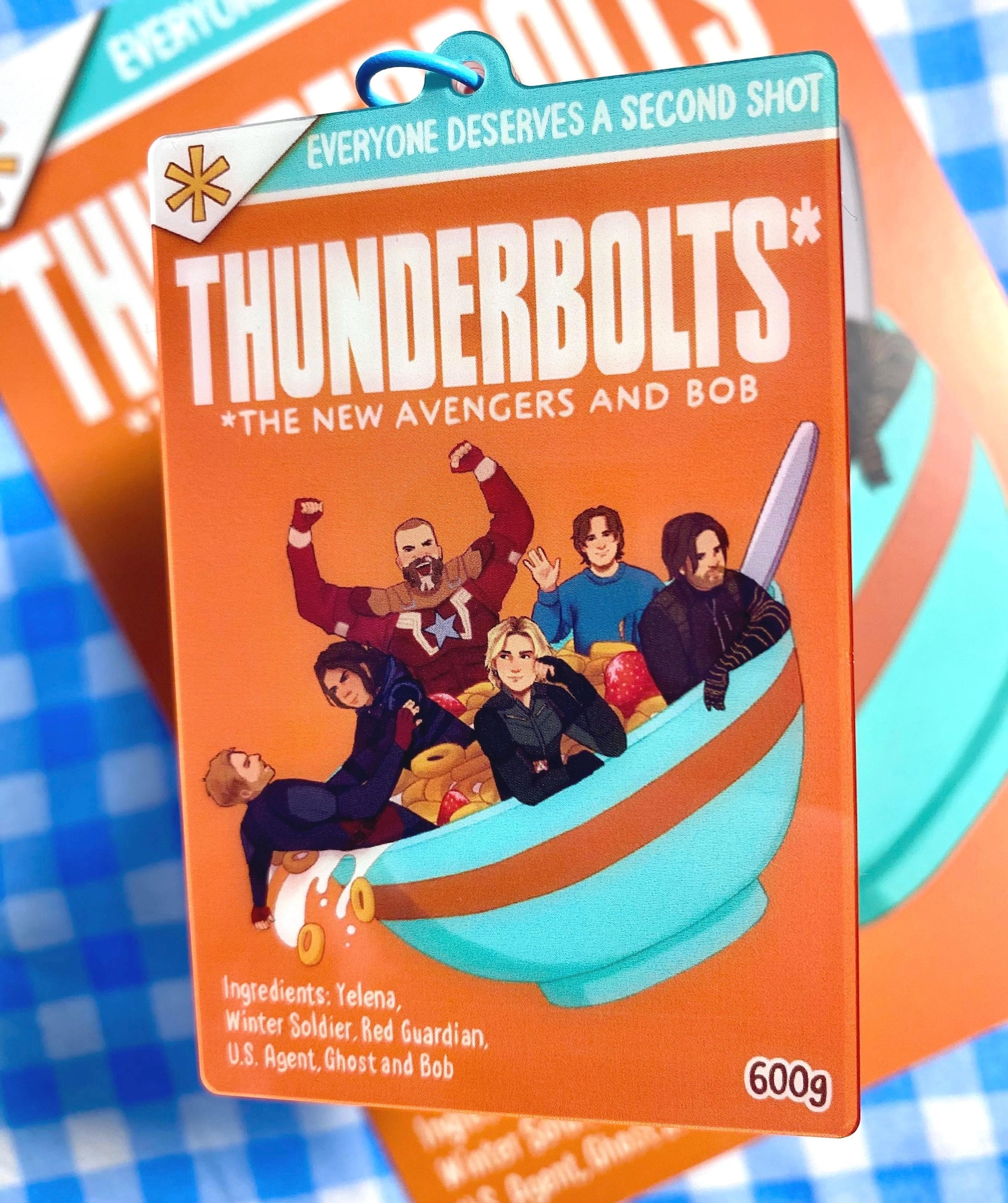Thunderbolts Cereal Box Shaker Keychain - Etsy