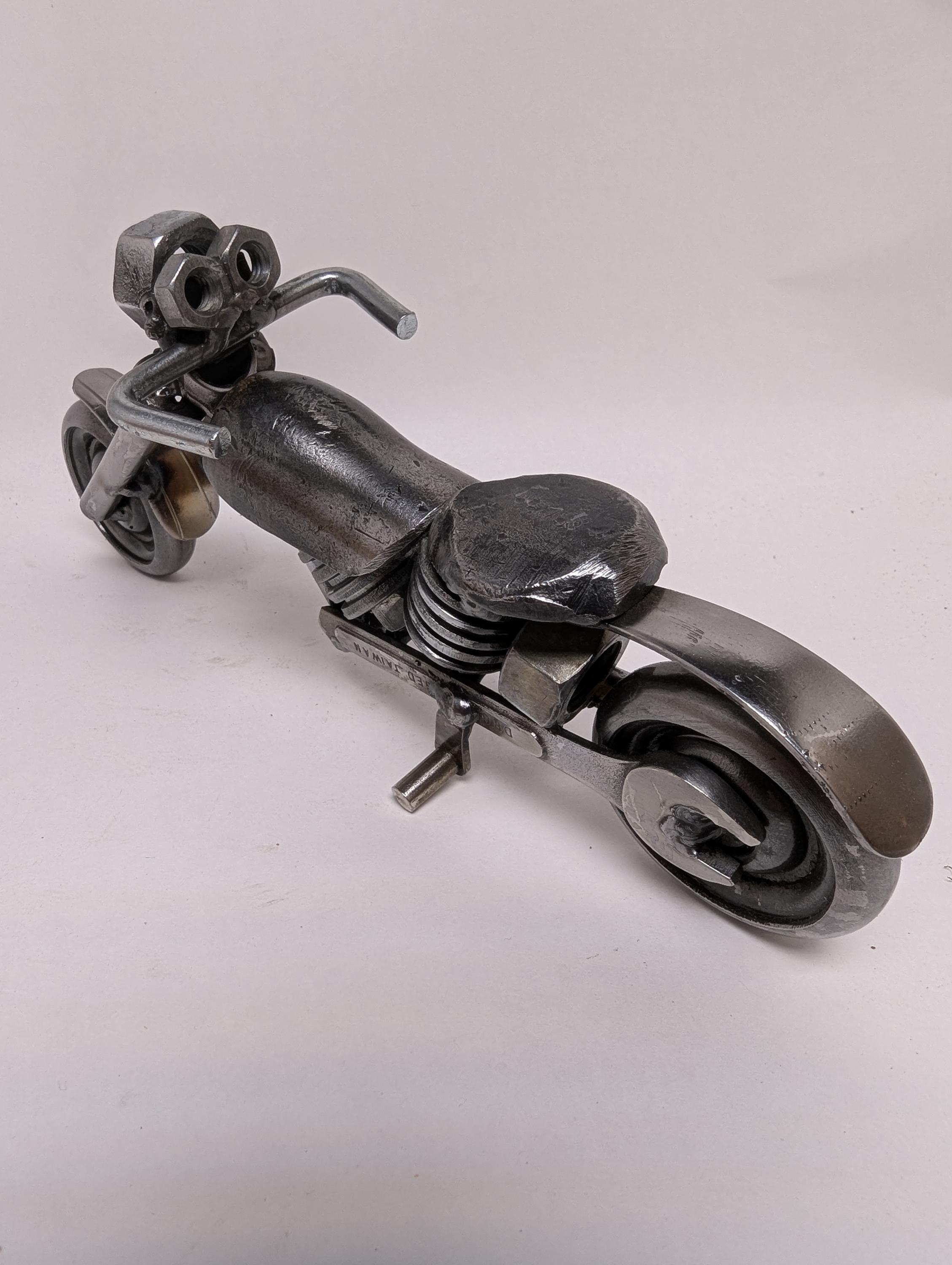 Art, Motorcycle, Scrap Art, Metal,recycled - Etsy