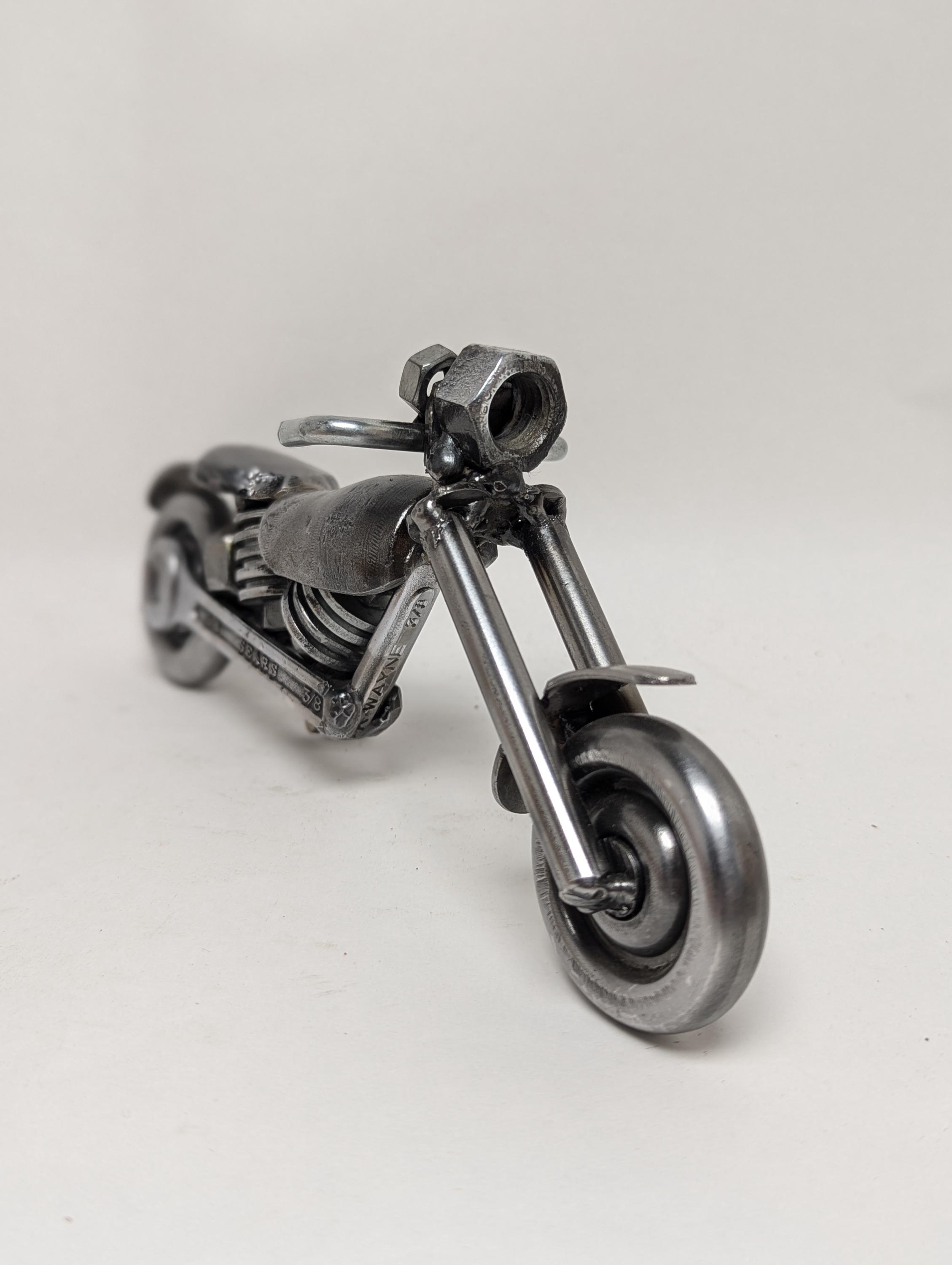 Art, Motorcycle, Scrap Art, Metal,recycled - Etsy