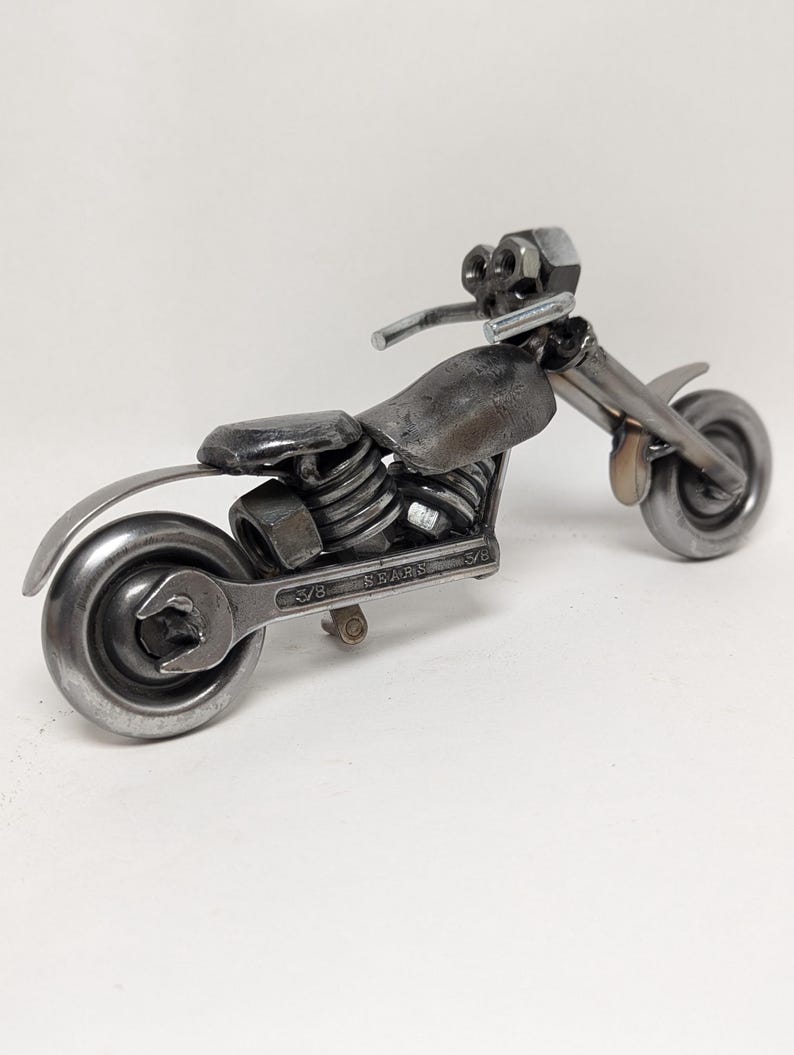 Art, Motorcycle, Scrap Art, Metal,recycled - Etsy