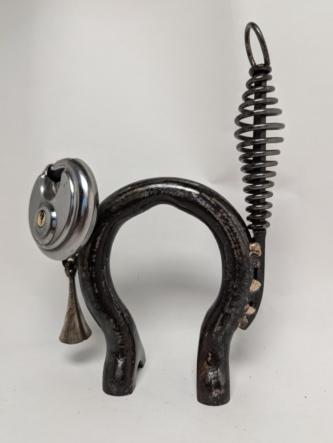 Cat , Unique Gift , Recycled, Folk Art, Bell - Etsy