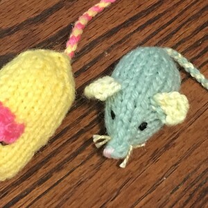 Li'l Mousie Cat Toy Knitting Pattern - Etsy