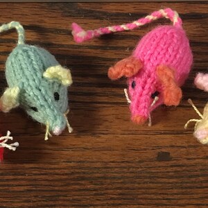 Li'l Mousie Cat Toy Knitting Pattern - Etsy