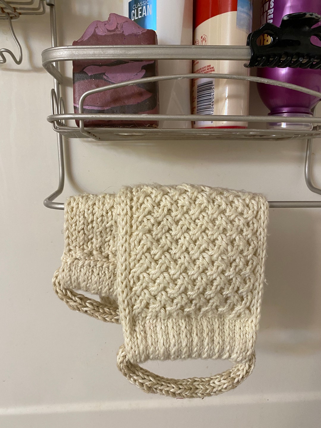 Spa Back Scrubber Knitting Pattern in Cotton (updated) - Etsy