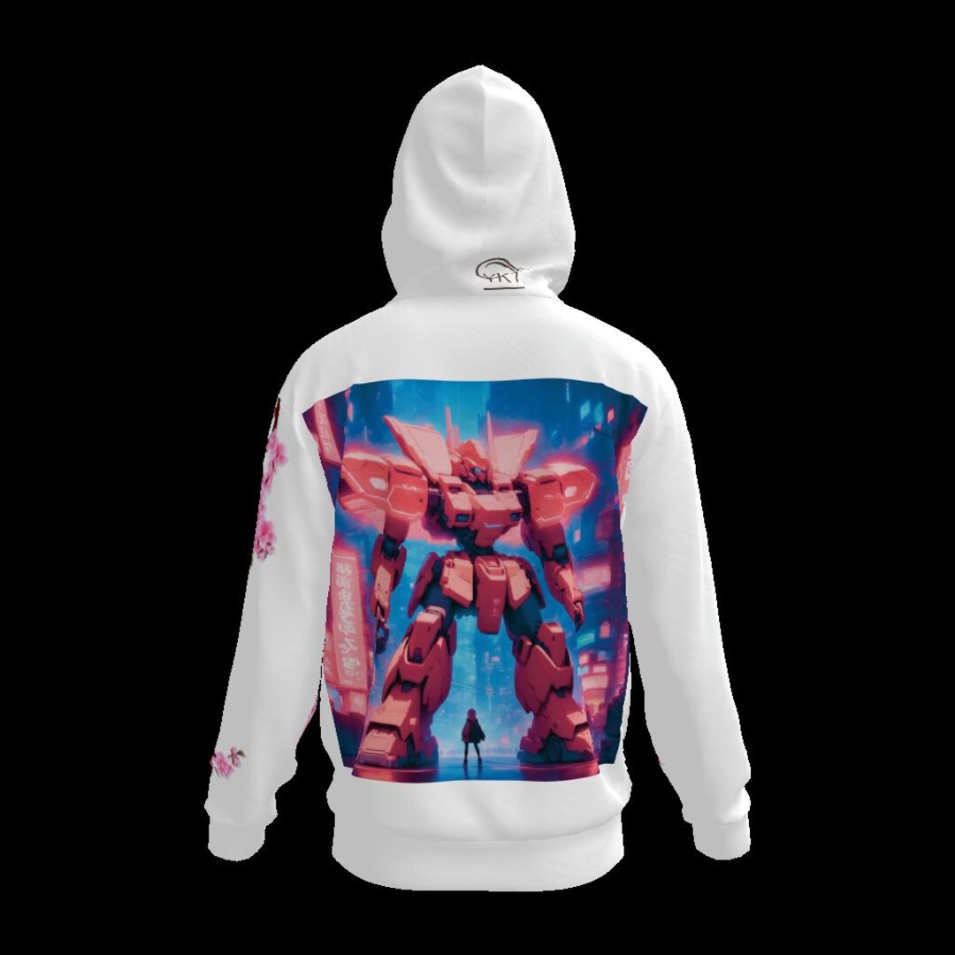 Sakura Cherry Blossom Pink Robot, Custom Japanese Inspired Art Design ...
