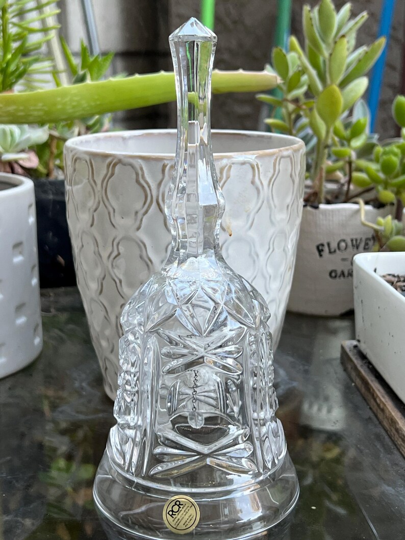 Royal Crystal Rock - RCR - Lead Crystal Dinner Bell - Etsy