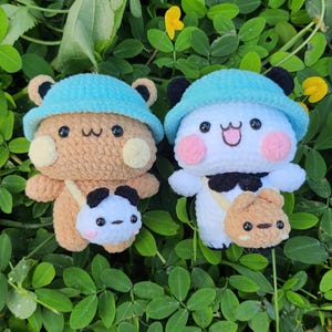 Cute Couple D B Crochet Keychains | Handmade Couple Gift | Amigurumi ...