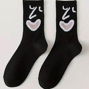 Funny Crazy Face Socks Unique Gift for All Occasions Unisex Socks Soft ...