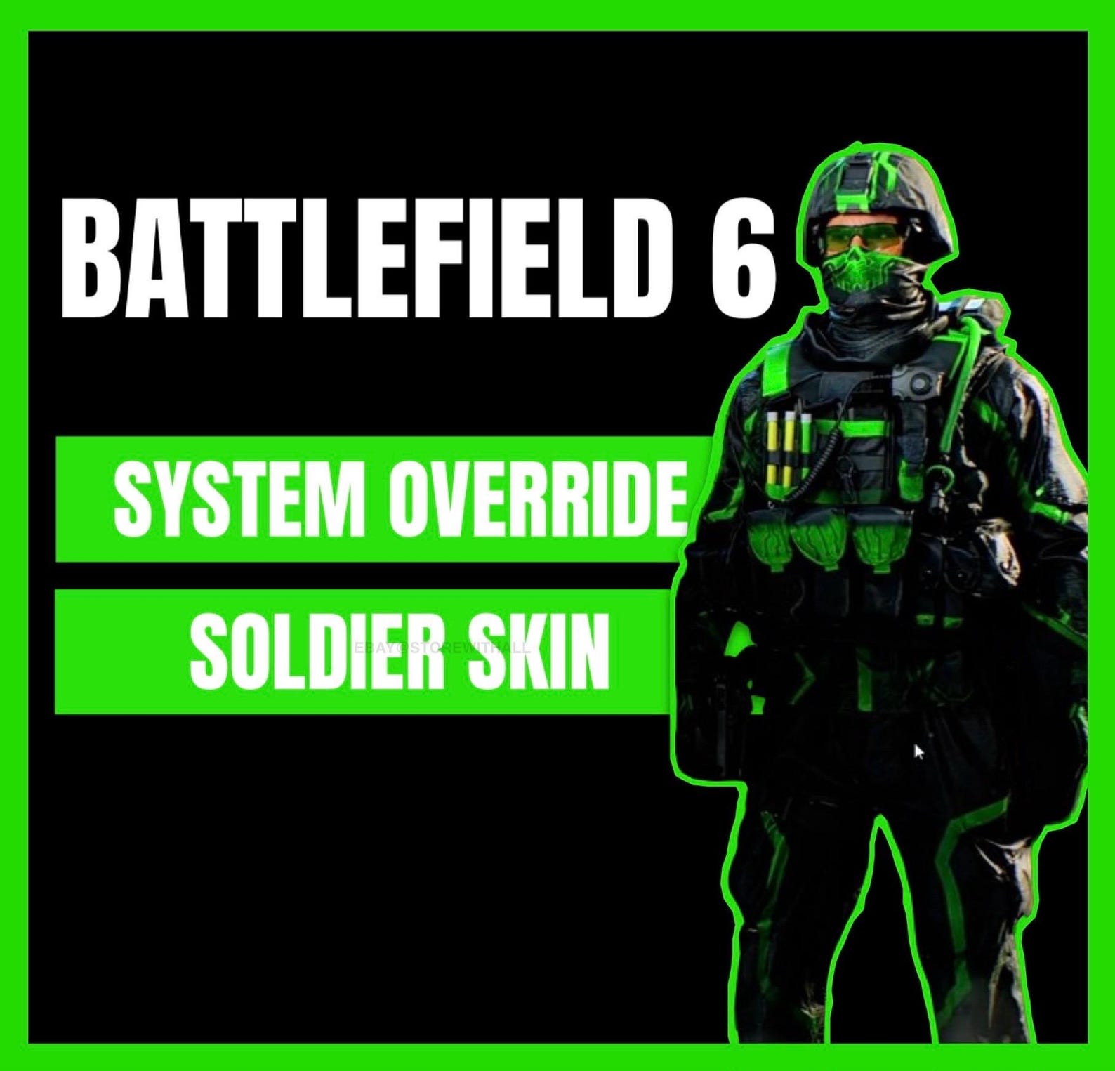Battlefield 6 - System Override Soldier Skin | BF6 - PS5/ Xbox / PC ...