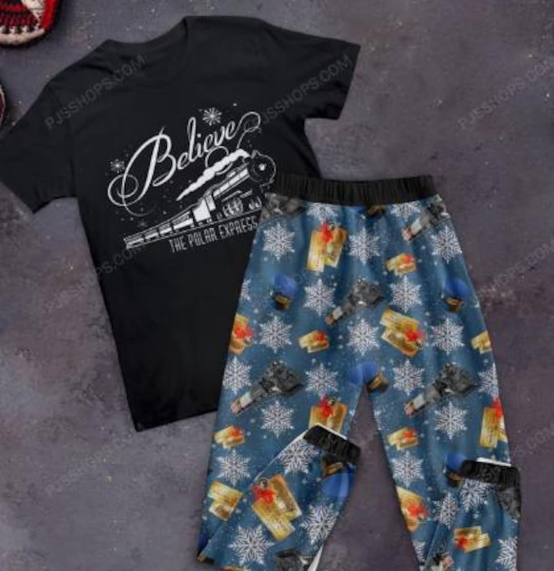 The Polar Express Holiday Pajamas Set, the Polar Express Personalized ...
