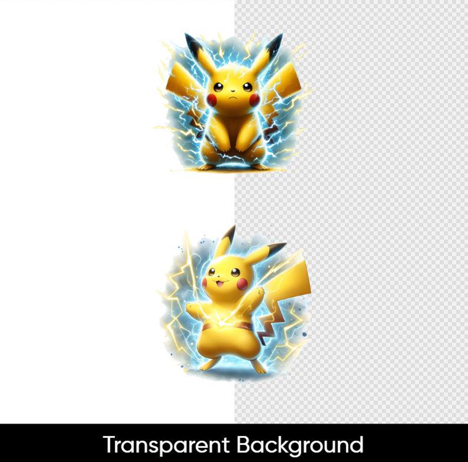 Pokemon Pikachu Clipart Set - Digital Download Perfect for DIY Gifts ...