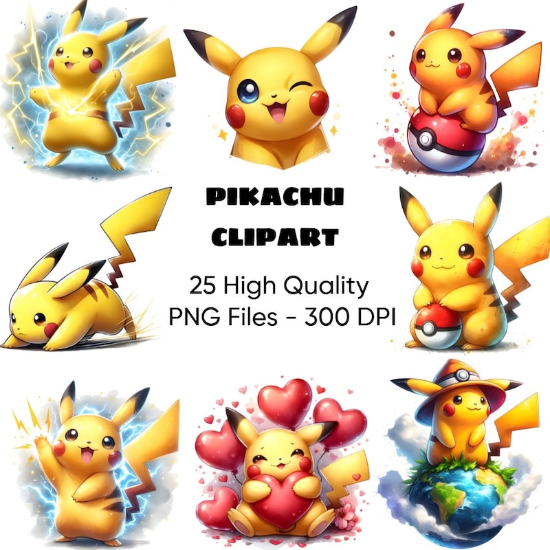 Pikachu - Etsy