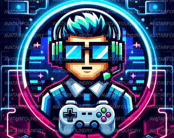 Exclusive Digital Avatar Profile Picture PFP Gamer Logo for Gamers ...