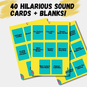 What's That Sound? Game Printable | Funny Sound Guessing Party Game ...