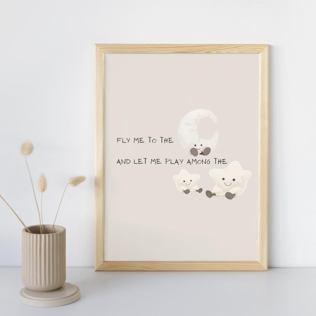 Jellycat Inspired fly Me to the Moon and Let Me Play Among the Stars ...