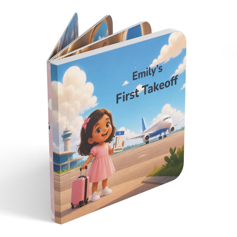 Personalized First Flight Book for Kids, Custom Airplane Keepsake ...
