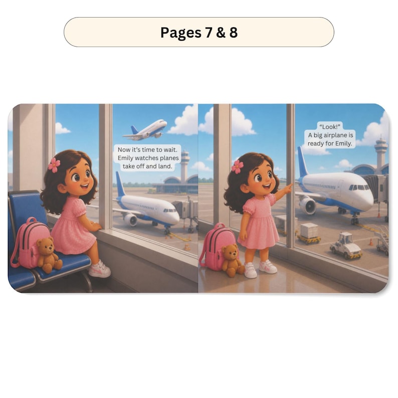 Personalized First Flight Book for Kids, Custom Airplane Keepsake ...