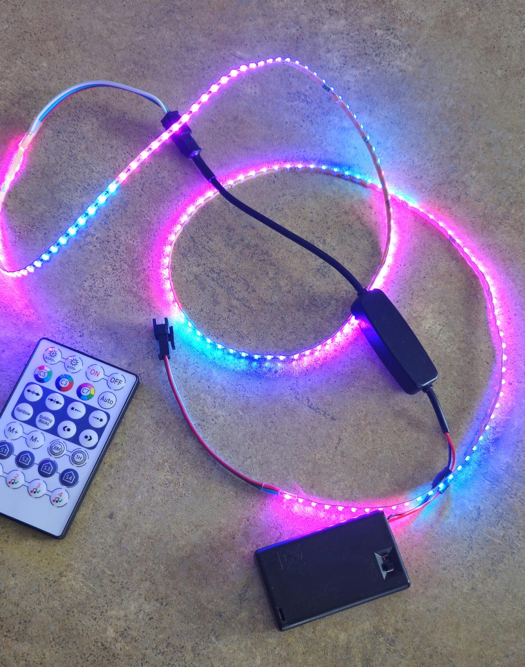 Roller Skate LED Changing Color Lights W/remote, and Can Run From App ...