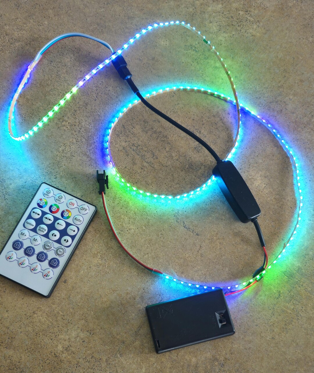Roller Skate LED Changing Color Lights W/remote, and Can Run From App ...