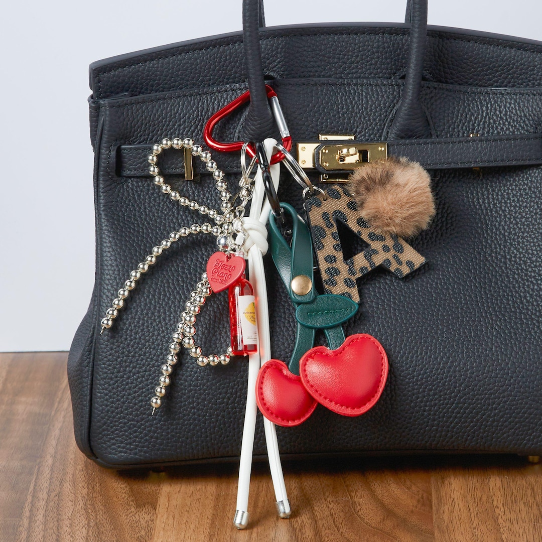 Cherry Bag Charm for Purse Chain (10 Colors) Custom Charm Purse With ...