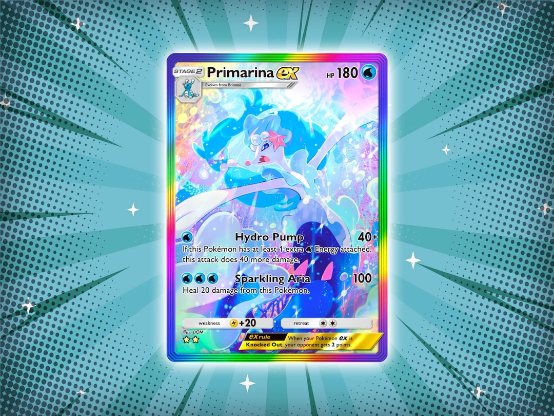 Primarina EX Rainbow Rare | Eevee Grove #88 | Pokémon TCG Pocket ...