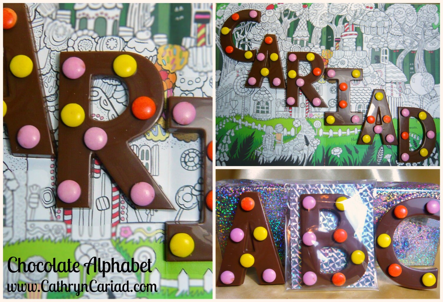 Giant Chocolate Initials 10cm/4 Tall Top Quality - Etsy UK