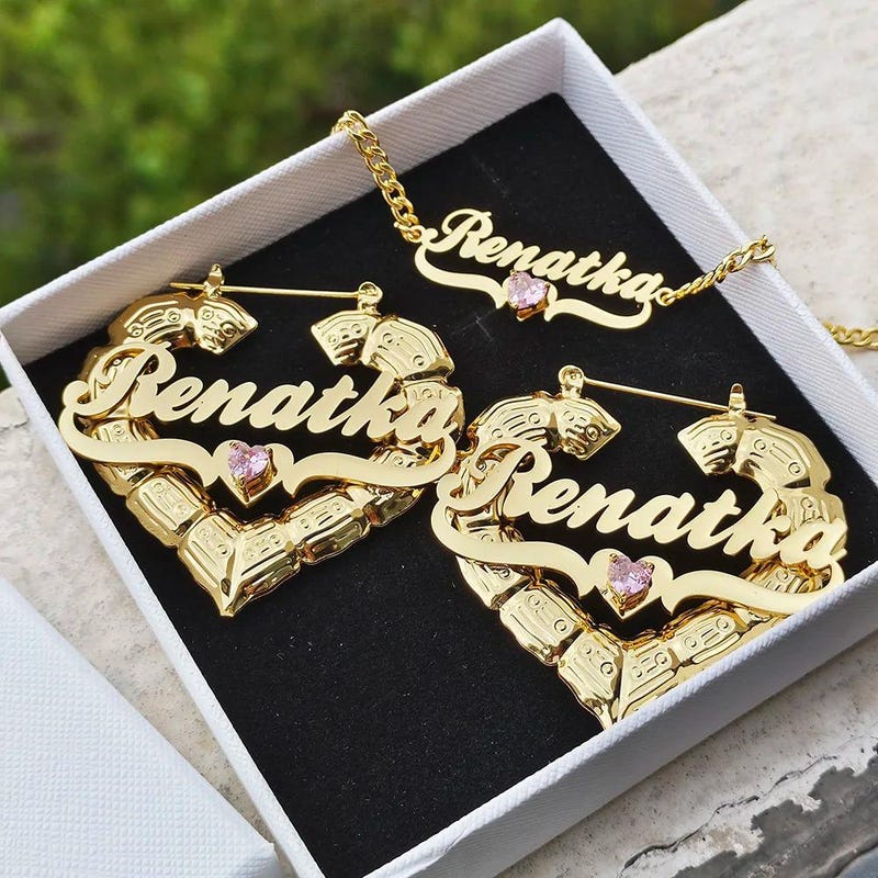 Custom Name Jewelry - Etsy