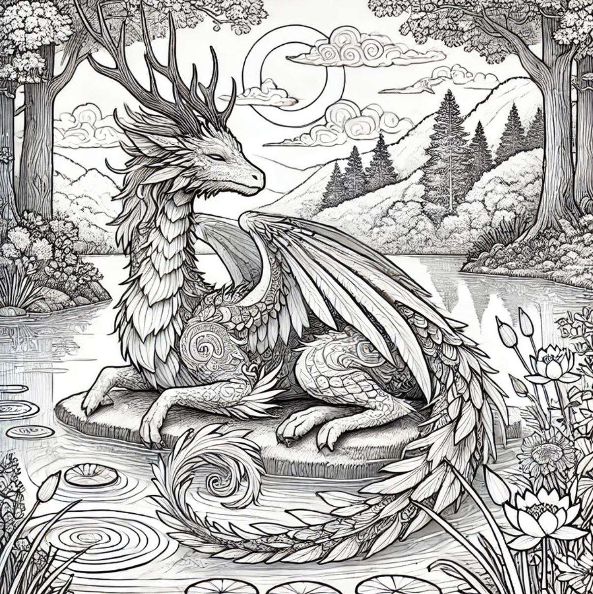 Mindful Moments: Printable Adult Coloring Book | 10 Calming and ...