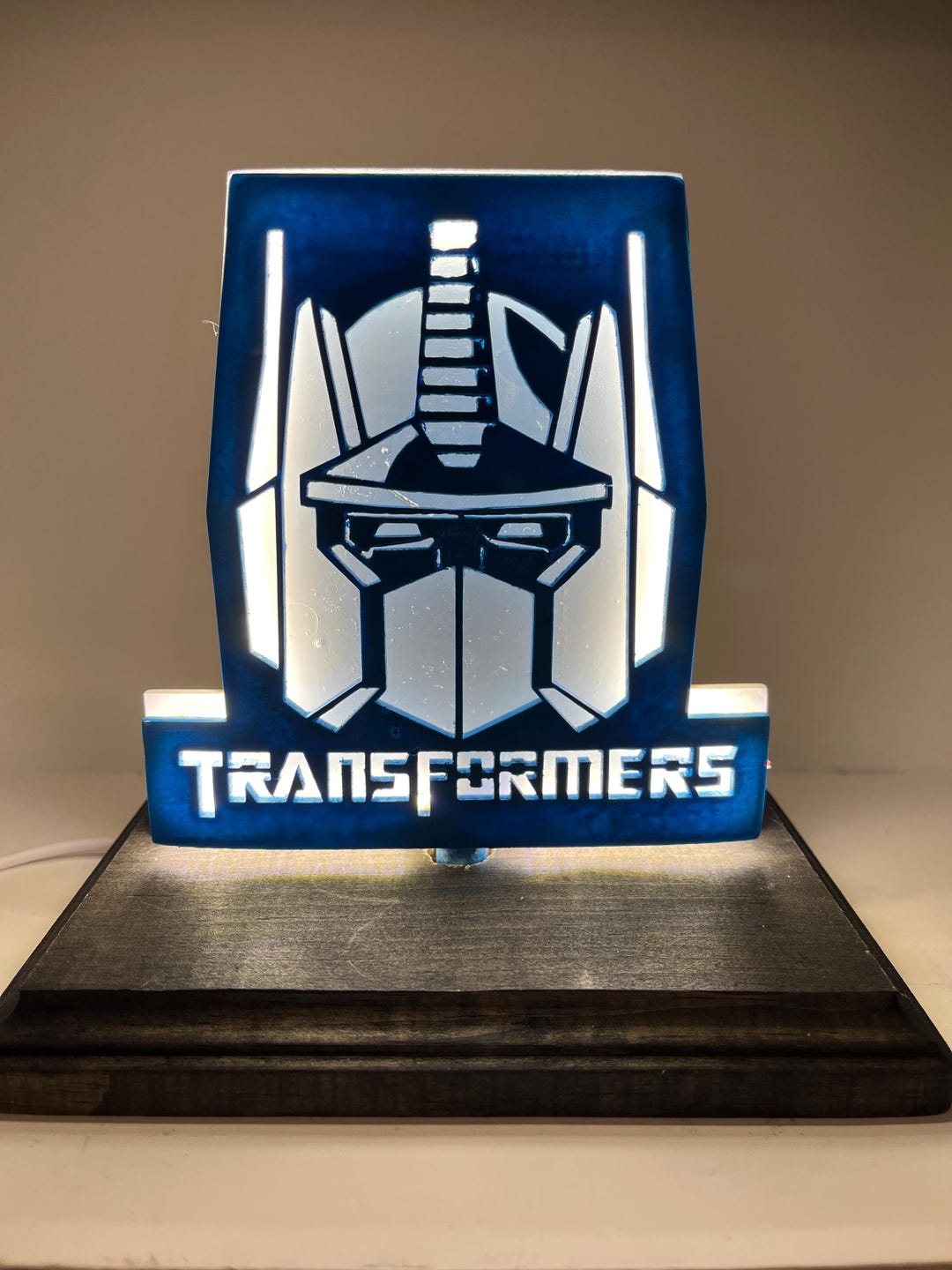 Transformers Autobot Optimus Prime USB Powered LED 3D Desk Light ...