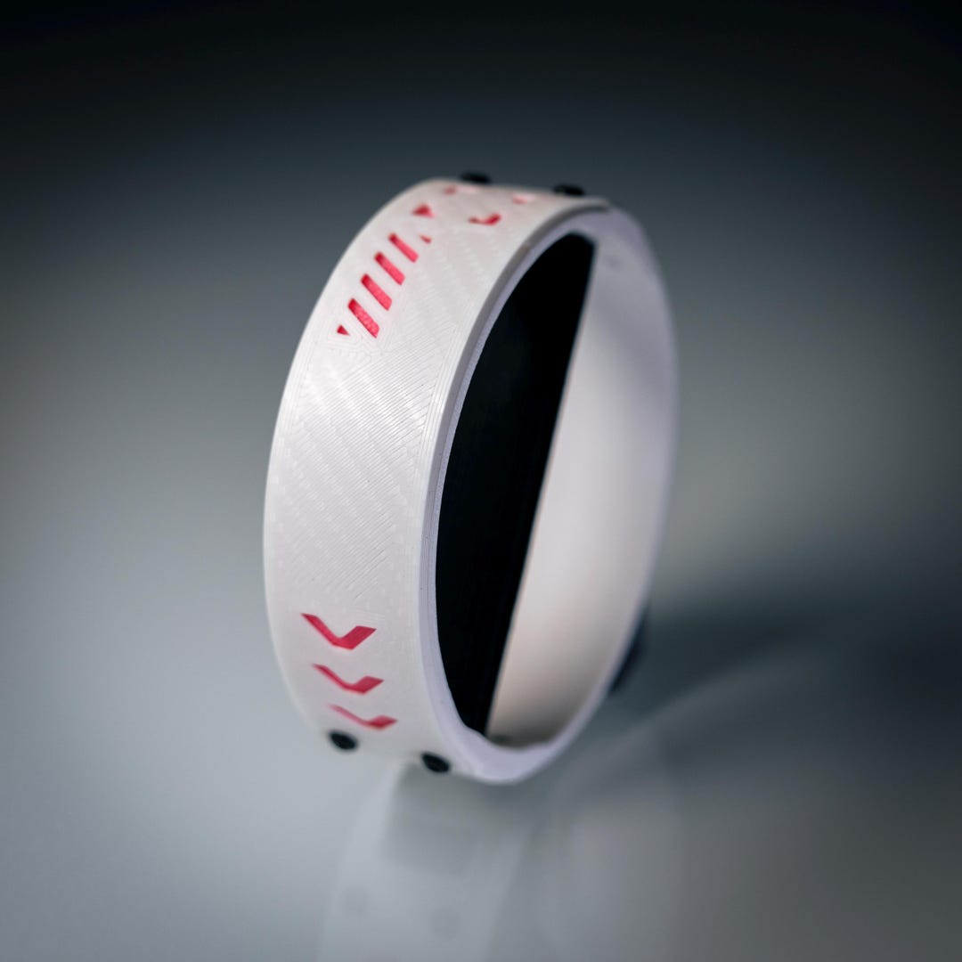 Sci-fi Cyberpunk Bracelet: Floating PLA Plastic UV Reactive Cuff - Etsy