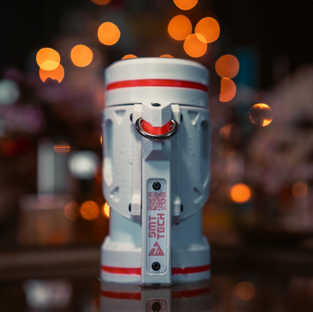 Handcrafted Cyberpunk Mug With Built-in Thermometer | Bottle, Mug ...