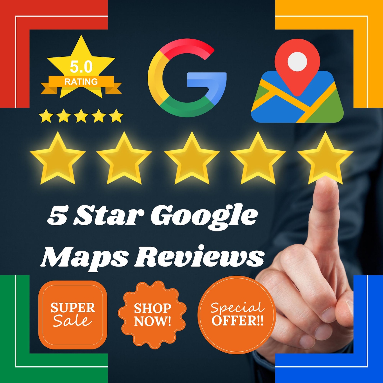 Receive 25 Google Maps Reviews for Your Business Enhance Local SEO ...
