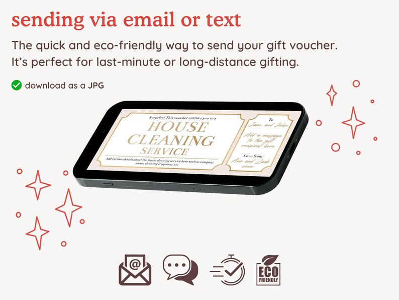 Editable House Cleaning Gift Voucher Template, Printable Cleaning ...