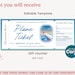 Editable Plane Ticket Gift Voucher Template, Printable Surprise Flight ...