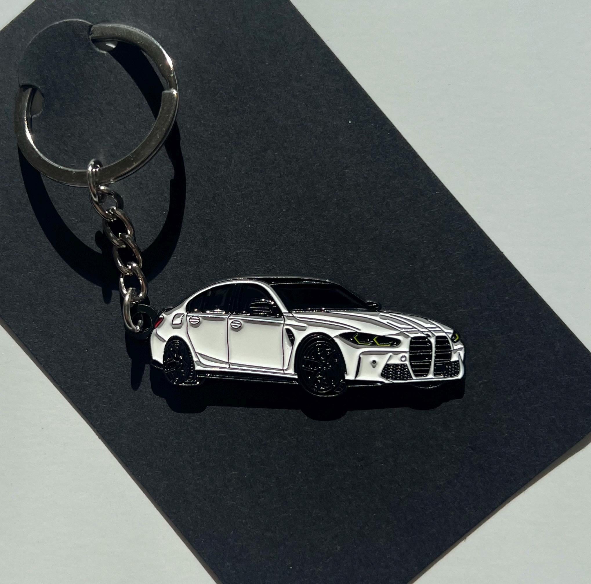 BMW M3 G80 Keychain White - Etsy