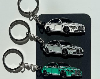 Genuine Carbon Fiber M3 M4 M5 M8 X3M X4M X5M X6M Competition Keychain ...