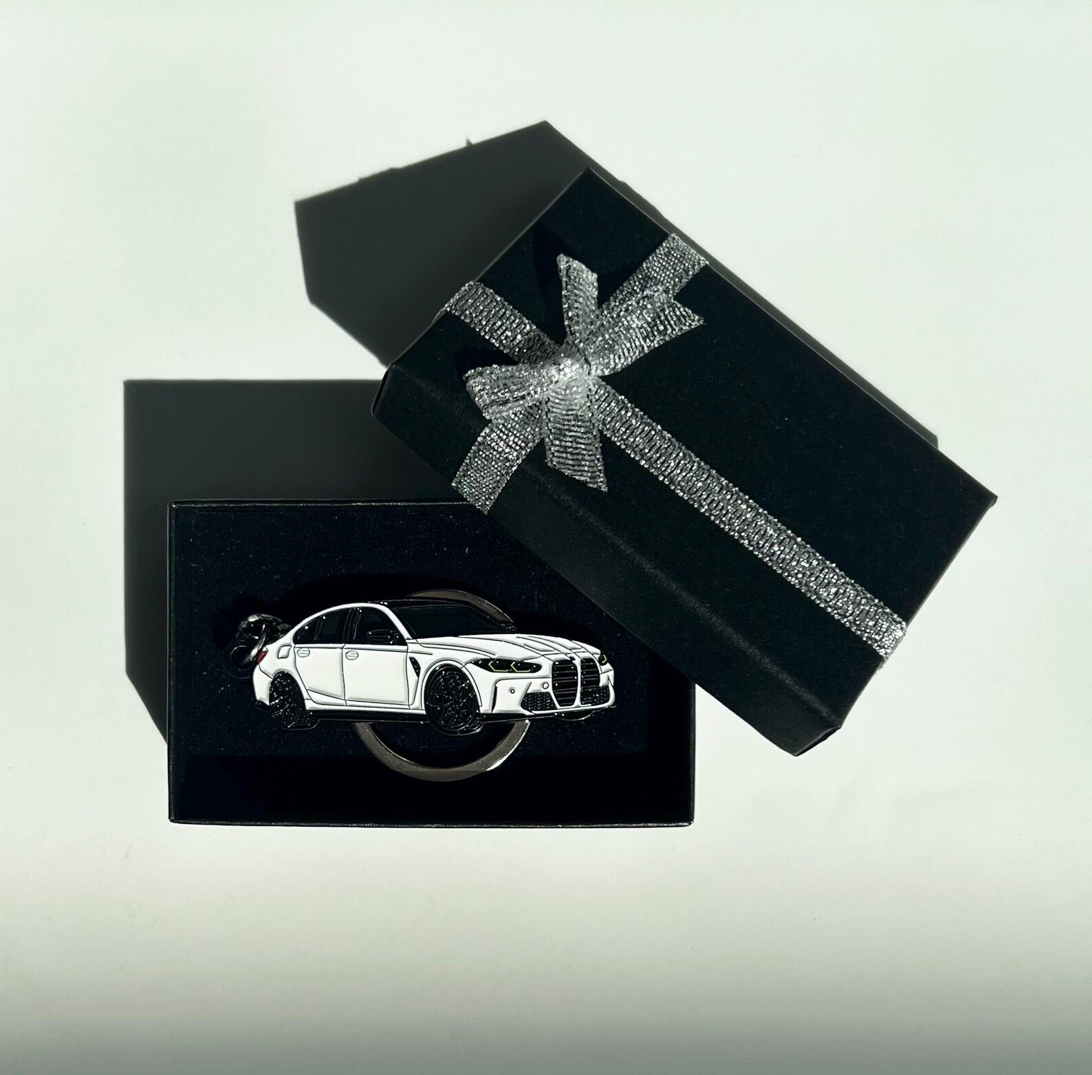 BMW M3 G80 Keychain White - Etsy