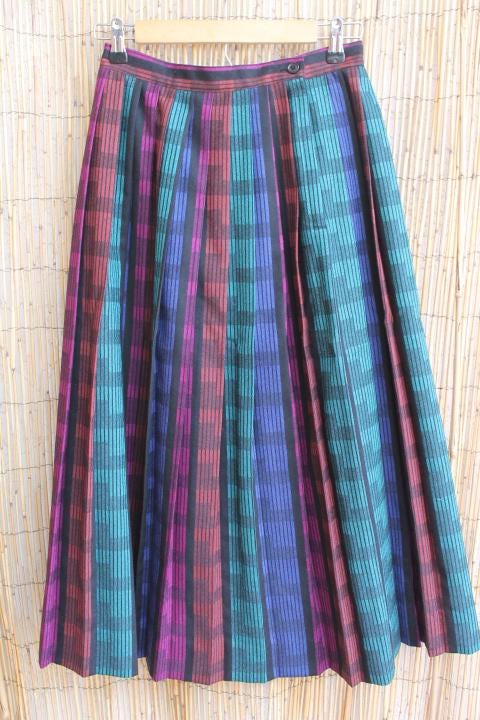 Vintage Wool Skirt/edinburgh Tartan Kilt Highlandwear Plaid/scottish ...