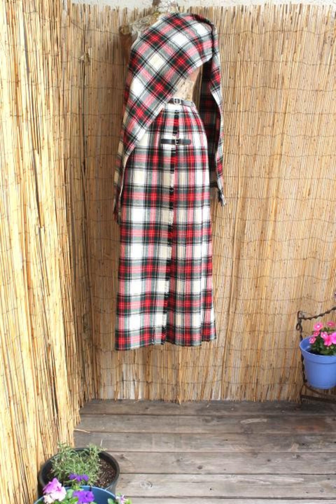 Vintage Clan Forsyth Royal Mile Edinburgh Tartan and Sash Scarf Kilt ...