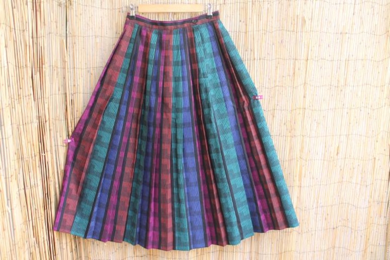 Vintage Wool Skirt/edinburgh Tartan Kilt Highlandwear Plaid/scottish ...