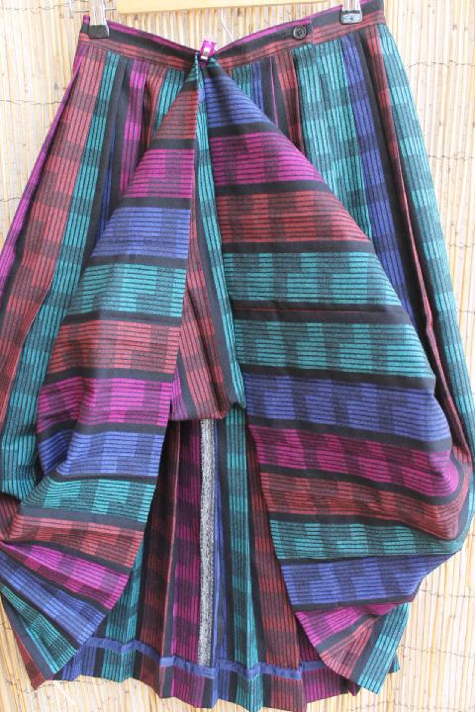 Vintage Wool Skirt/edinburgh Tartan Kilt Highlandwear Plaid/scottish ...