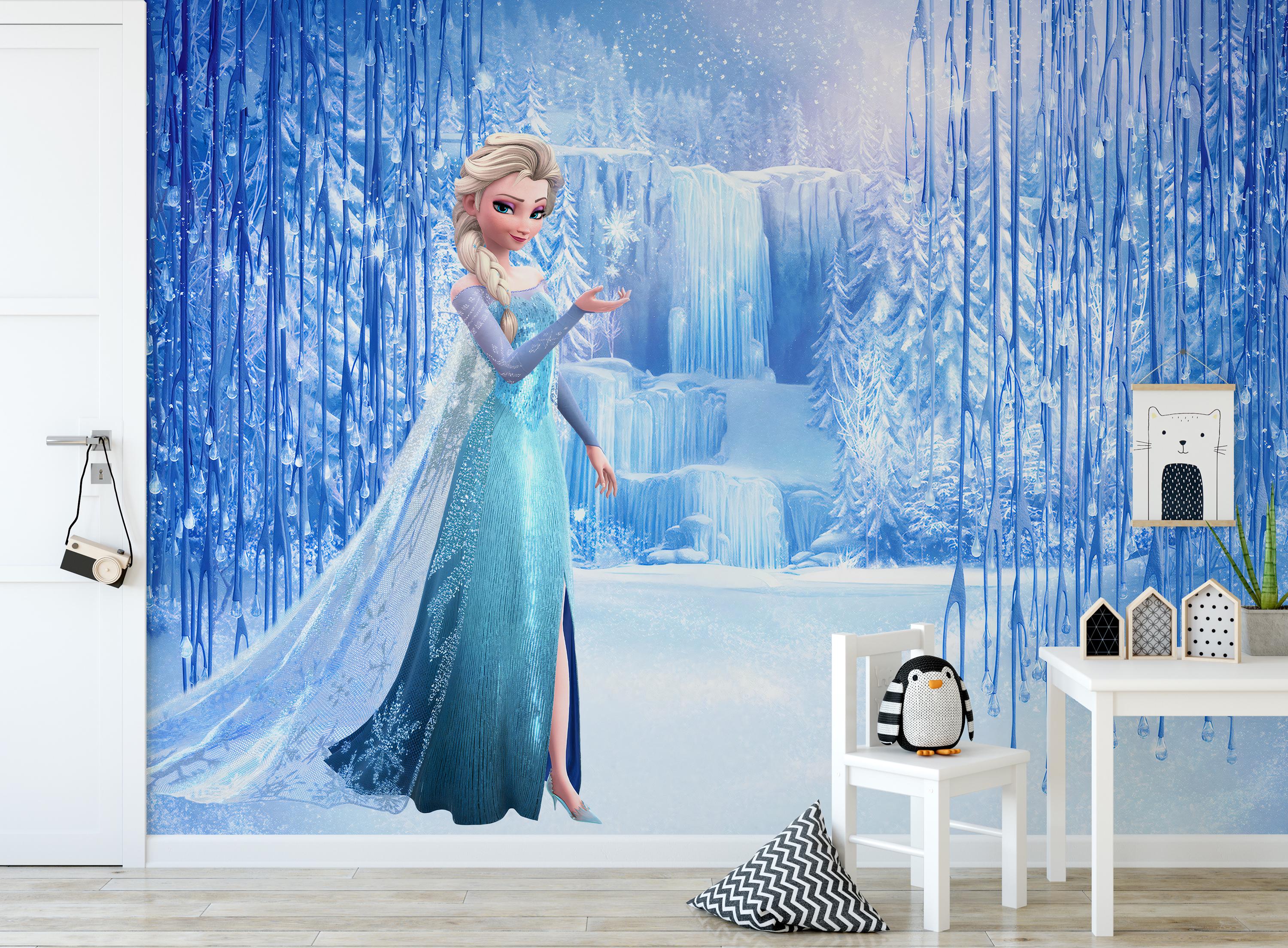 Elsa Frozen Wallpaper Peel and Stick , Frozen Wallpaper Mural ...